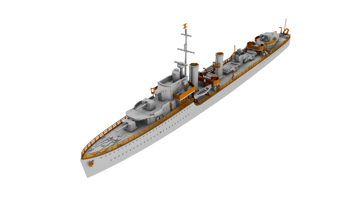 HMS Ithuriel 1942 I-class Destroyer 1/700 – Serious Models