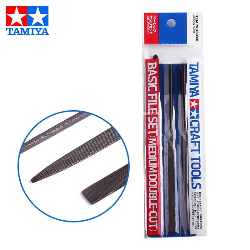 Tamiya Basic File Set (Medium Double-Cut) – Serious Models